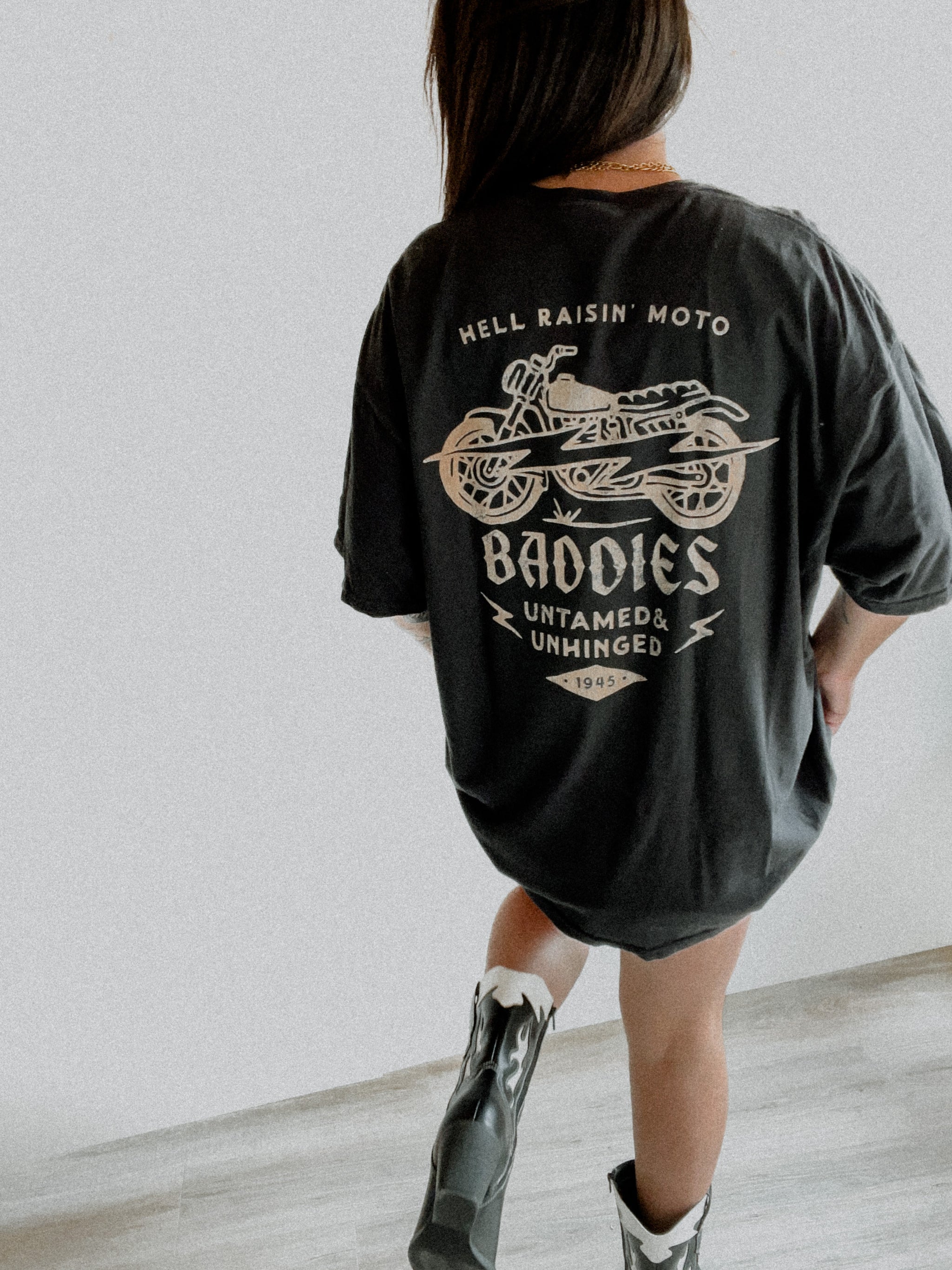 Hell Raisin' Moto Baddies Tee – We The Babes
